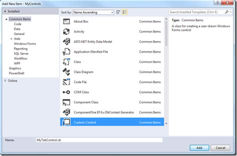 How To Create A Custom Tab Control Ged Meads Blog Vbcity The