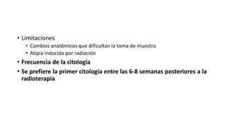 Citología Cervical Radiación Y Otros Efectos Terapéuticos 074724 Pptx