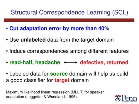 Ppt Domain Adaptation With Structural Correspondence Learning