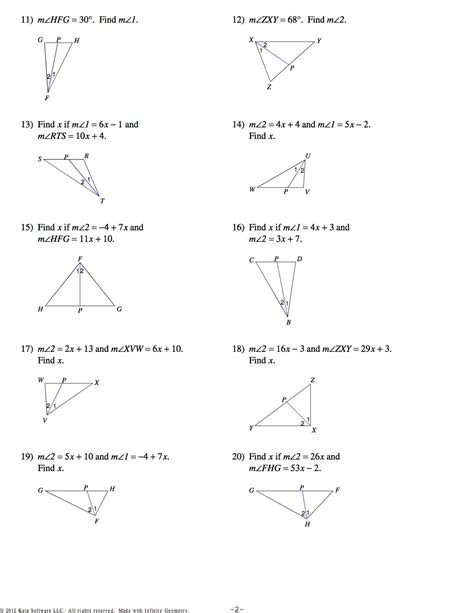 Geometry Basics Segment Addition Postulate Worksheet Answers