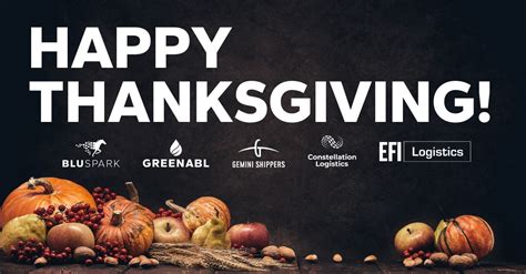 Efi Logistics Us On Linkedin Thanksgiving Thanks Gratitude