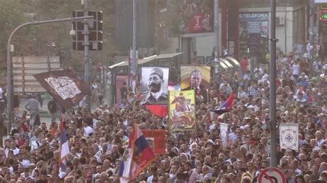 Serbians March On Orthodox Holiday In Belgrade Against Planned Europride Event Vision Times