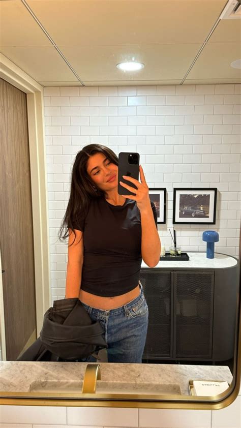 Kylie Jenner Responds To Pregnancy Rumors By Showing Off Bare Belly