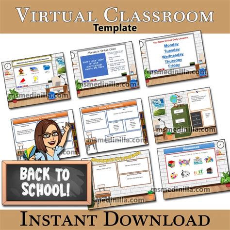 Bitmoji Classroom Template Etsy