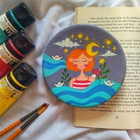 خرید و قیمت دیوار کوب سفالی طرح دختر دریا 16 سانت کاملاً کار دست ترب