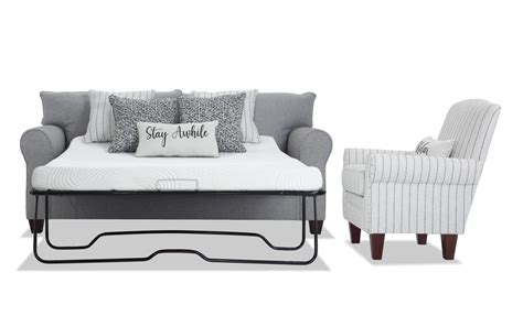 Bobs Furniture Sofa Bed Laurel Beige 90 Queen Sleeper Sofa Bobs