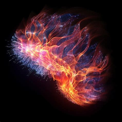 Premium Photo A Exploding Brain Illustration