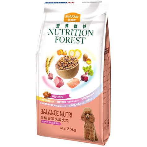 营养森林贵宾成犬粮5kg 2 5kgx2 产品中心 麦富迪