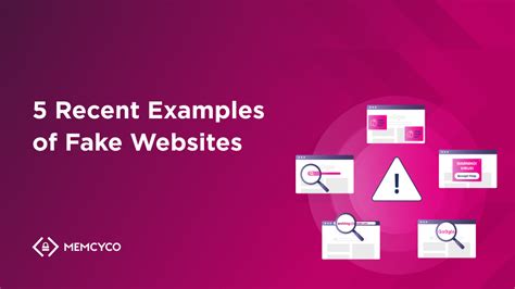 5 Recent Examples Of Fake Websites Memcyco