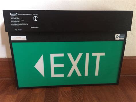 Exit Sign Everything Else On Carousell