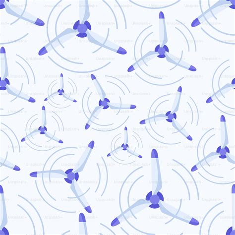 하늘을 나는 비행기의 파란색과 흰색 패턴 벡터 Unsplash의 무늬 이미지