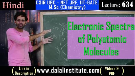 Electronic Spectra Of Polyatomic Molecules Youtube