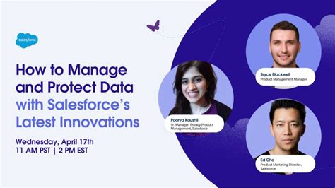 How To Manage And Protect Data With Salesforces Latest Innovations Bob Bell