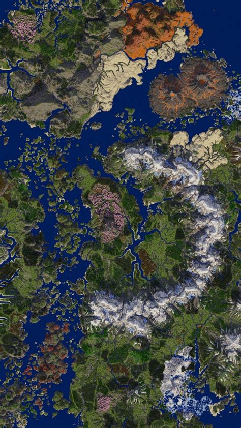 Minecraft Edoximos Custom Landscape Map Overview Minecraft Maps