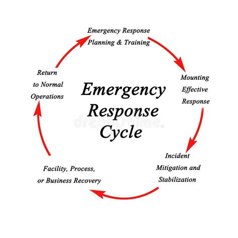 Emergency Response Cycle Stock Illustration Illustration Of Return