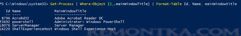 Управление процессами с помощью Powershell РЕМОНТКА