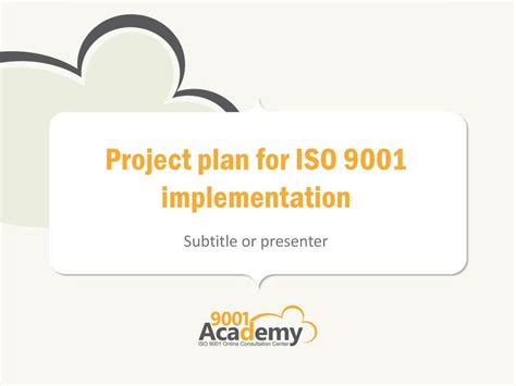 Project Plan For Iso 9001 Implementation Ppt Download