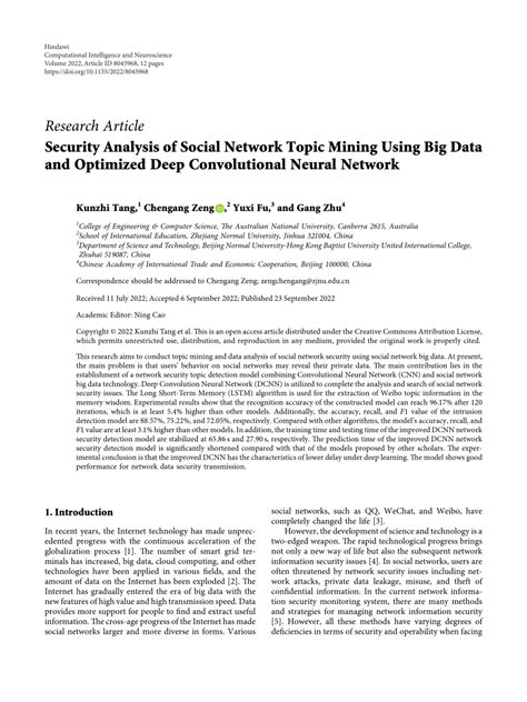pdf security analysis of social network topic mining using big data