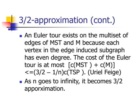 Ppt Approximation Algorithm Of Traveling Salesman Problem Powerpoint Presentation Id6687664