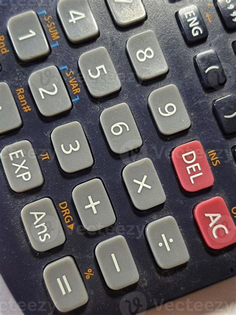 Close Up Photo Of The Buttons In The Scientific Calculator 17090454 Stock Photo At Vecteezy