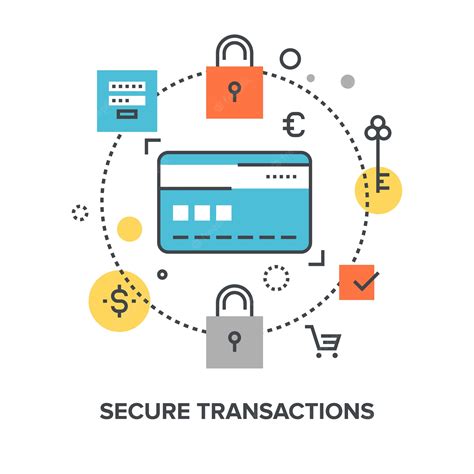 Premium Vector Secure Transaction Concept