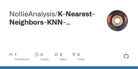 GitHub NollieAnalysis K Nearest Neighbors KNN Supervised Learning