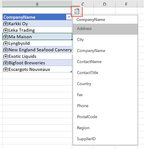 excel에서 power bi 주요 테이블에 액세스 power bi microsoft learn