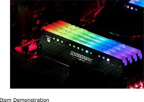 Crucial Ballistix Tactical Tracer Rgb 3200 Mhz Ddr4 Dram Desktop Gaming
