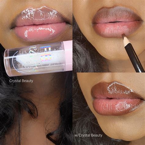 Lip Gloss Lip Liner 8 Bundle Crystal Beauty Glossy Clear Etsy In 2023 Lip Makeup Tutorial