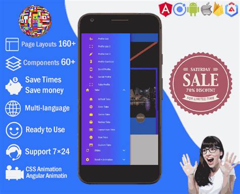 Deep Blue Ionic 4 Angular 8 Ui Theme Template App Starter App