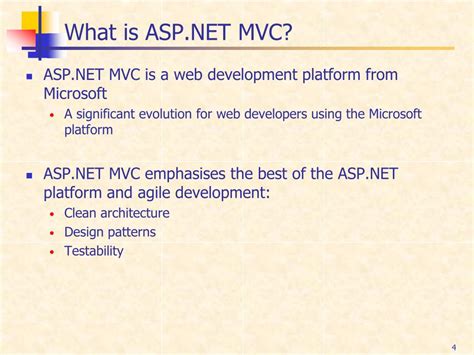 Ppt Introduction To Aspnet Mvc Powerpoint Presentation Free