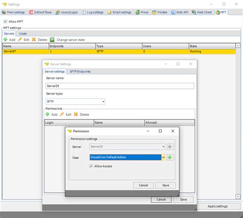 VisualCron MFT Managed File Transfer