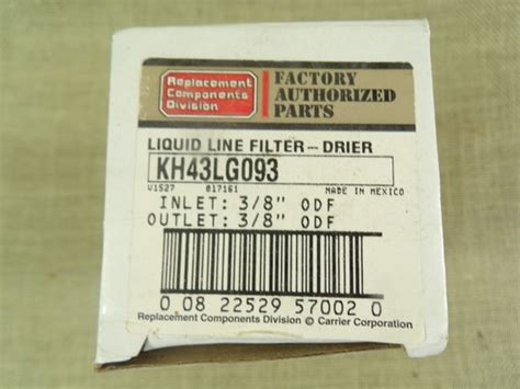 Factory Authorized Parts Carrier Liquuid Line Filter Dryer