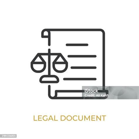 법률 문서 글리프 라인 아이콘입니다 어디에나 적용할 수 있는 가는 선 아이콘 단순하고 픽셀 완벽하며 현대적인 스타일 개념에 대한 스톡 벡터 아트 및 기타 이미지 Istock