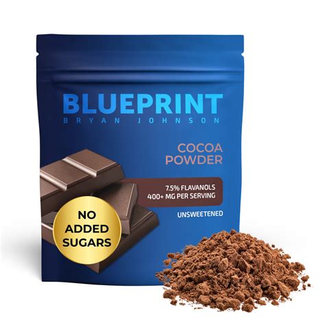Cocoa Powder Blueprint Bryan Johnson