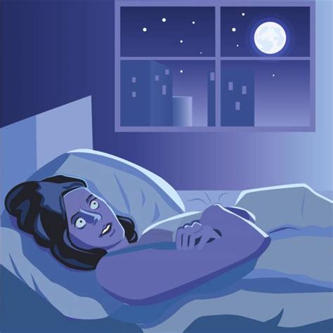 3300 Sad Person In Bed Stock Illustrations Royalty Free Vector