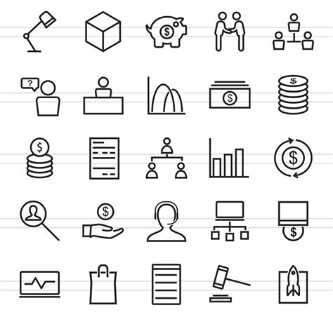 Комплект пиктограмм