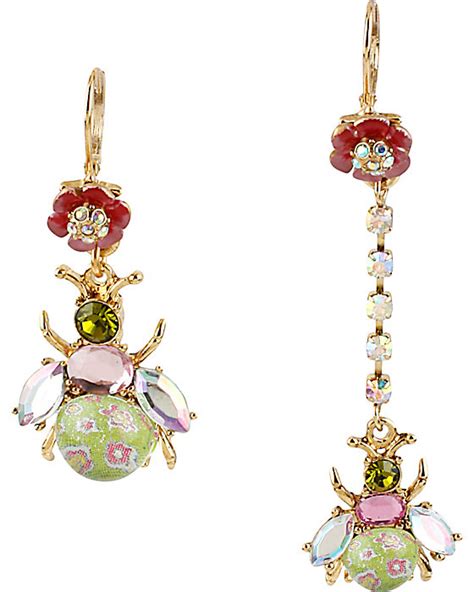 spring glam bug mismatch earring multi feedbeat