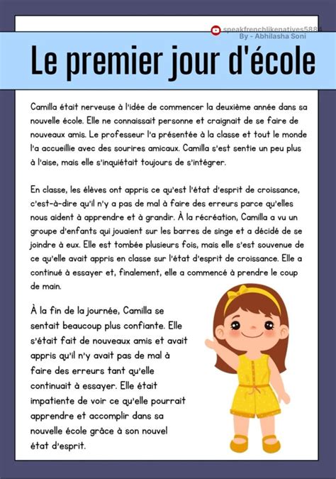 French Reading Comprehension [part 1] In 2024 French Lessons For Beginners French