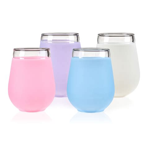 Libbey Vina Stemless Red Wine Glasses Set Of 4 Drinkware