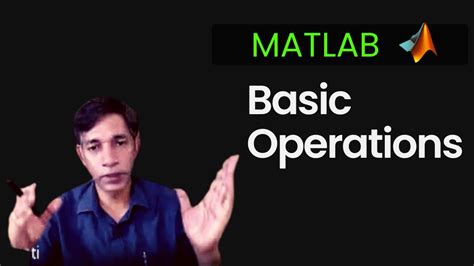 Matlab Basic Operations Youtube