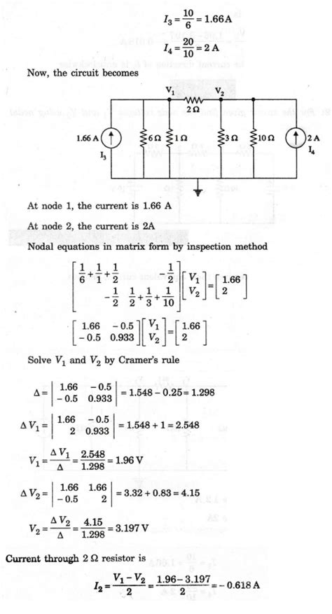 Nodal Method Statement Circuit Diagram Formula Solved Example Problems