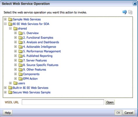 Oracle Bi Ee 11g Action Framework Integration With External Applications
