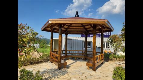 에코랜드 제작 팔각정자 육각정자 사각정자 쉘터 디자인 파고라 디자인 퍼걸러 공원시설물 울산에코랜드 조경시설물 전통정자 Youtube