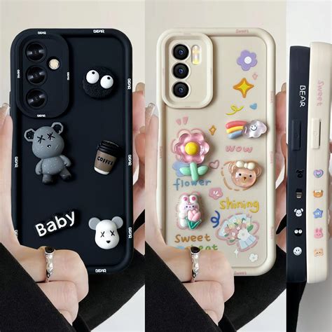 Case ออปโป้ เคสการ์ตูนนูน3d เคส Oppo A15 A16 A17 A18 A38 A54 A53 A77s