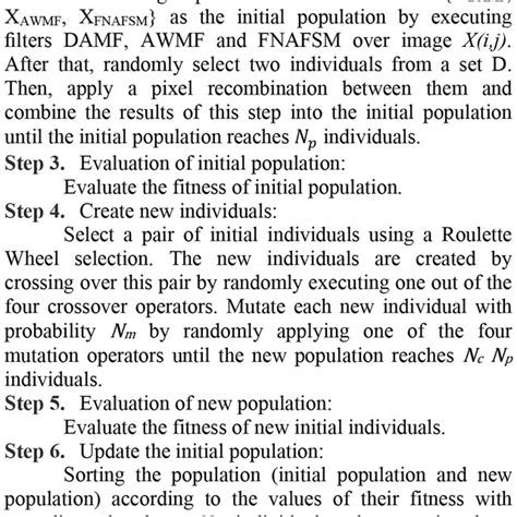 Algorithm 1 Pseudo Code Of Ehga Algorithm Download Scientific Diagram
