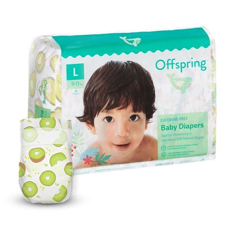 Подгузники Offspring Hairykiwi, размер L (9-13 кг), 36 шт - купить на ...