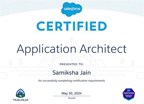 Samiksha Jain On Linkedin Salesforce Salesforcecertified Dataarchitect Applicationarchitect