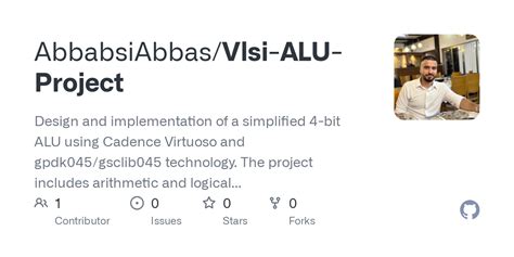 Github Abbabsiabbasvlsi Alu Project Design And Implementation Of A