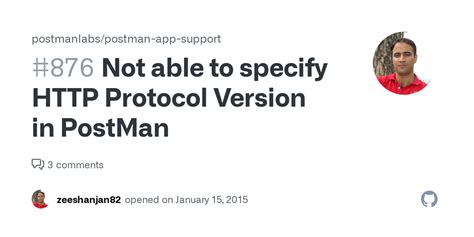 Not Able To Specify Protocol Version In Postman · Issue 876 · Postmanlabs Postman App